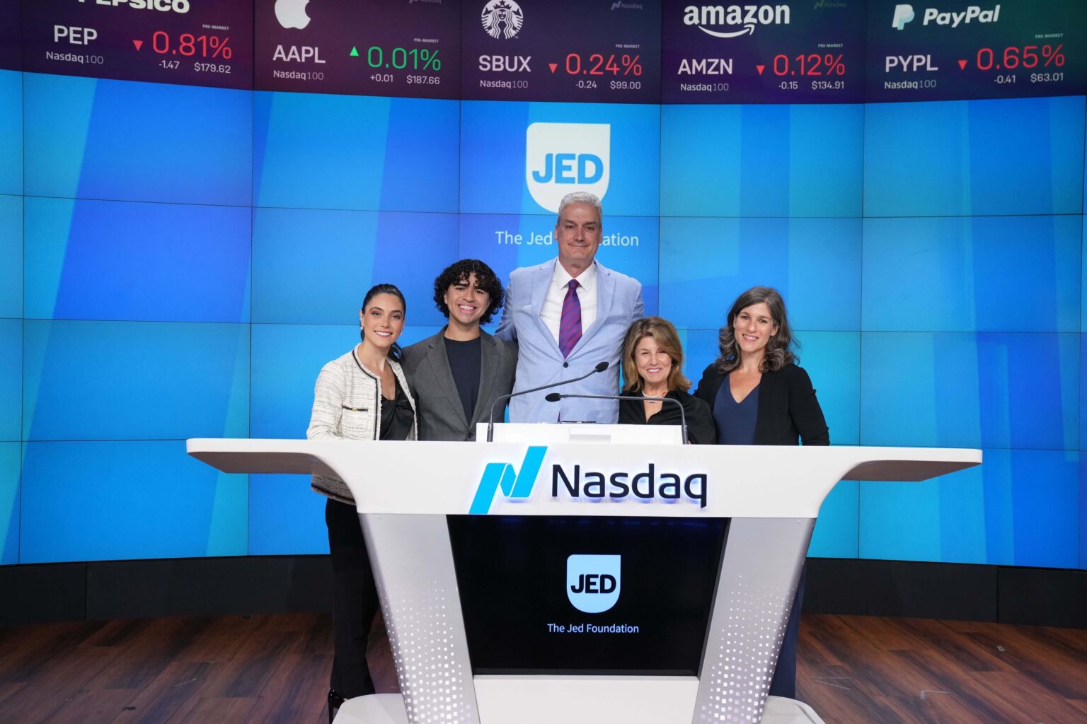Nasdaq Spotlights The Jed Foundation’s Commitment to Student Mental ...