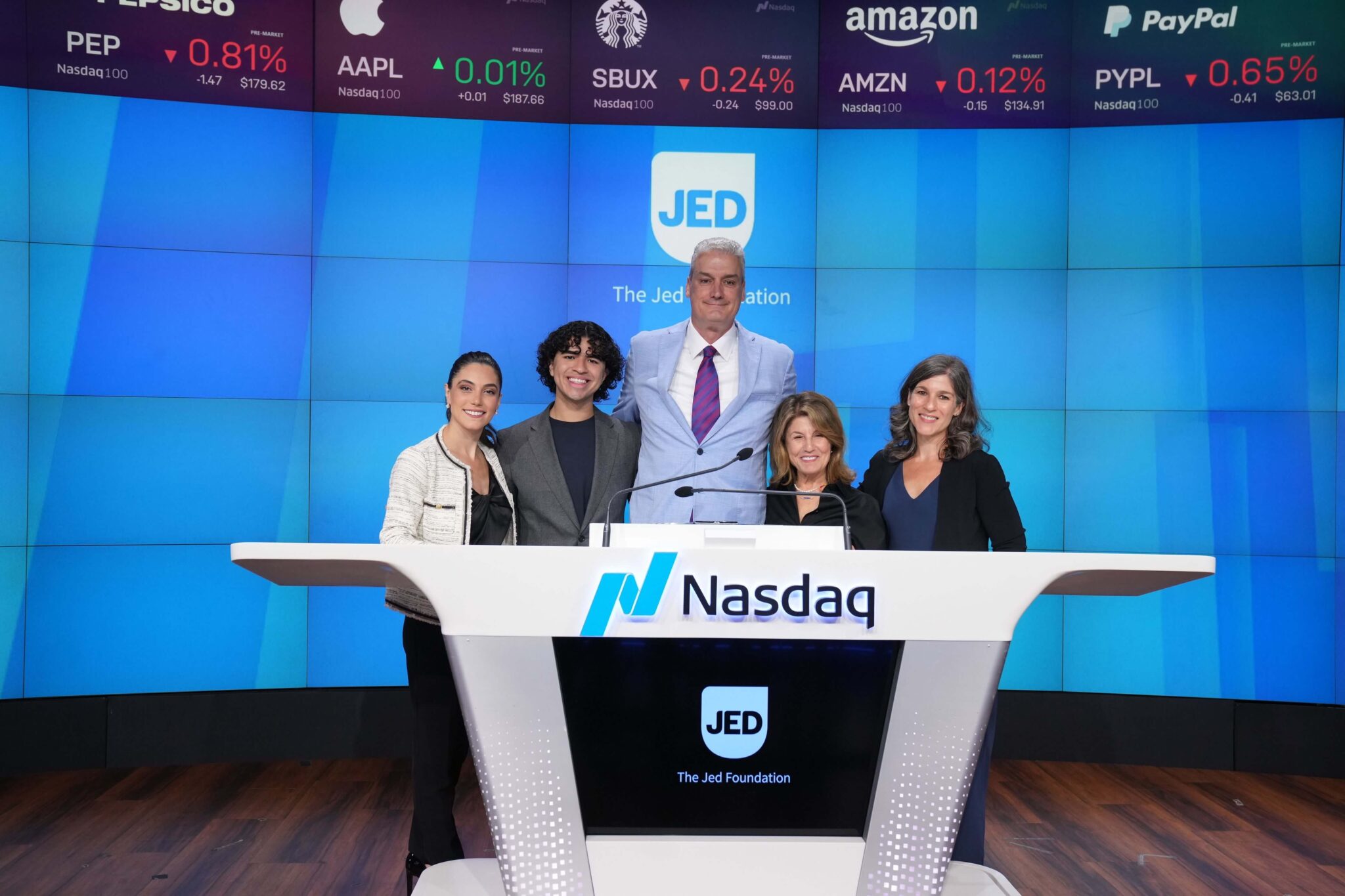 Nasdaq Spotlights The Jed Foundation’s Commitment to Student Mental ...