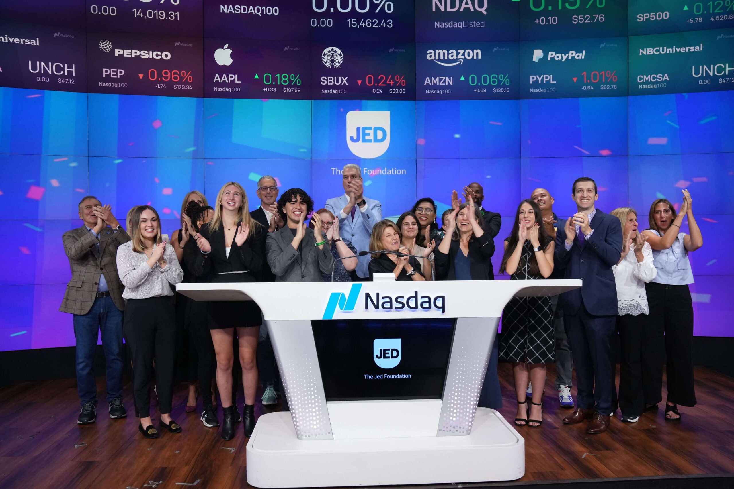 Nasdaq Spotlights The Jed Foundation’s Commitment to Student Mental ...